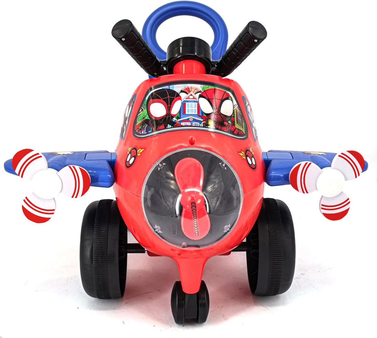 Buggie Avión Spiderman con Luces y Sonidos– SMART