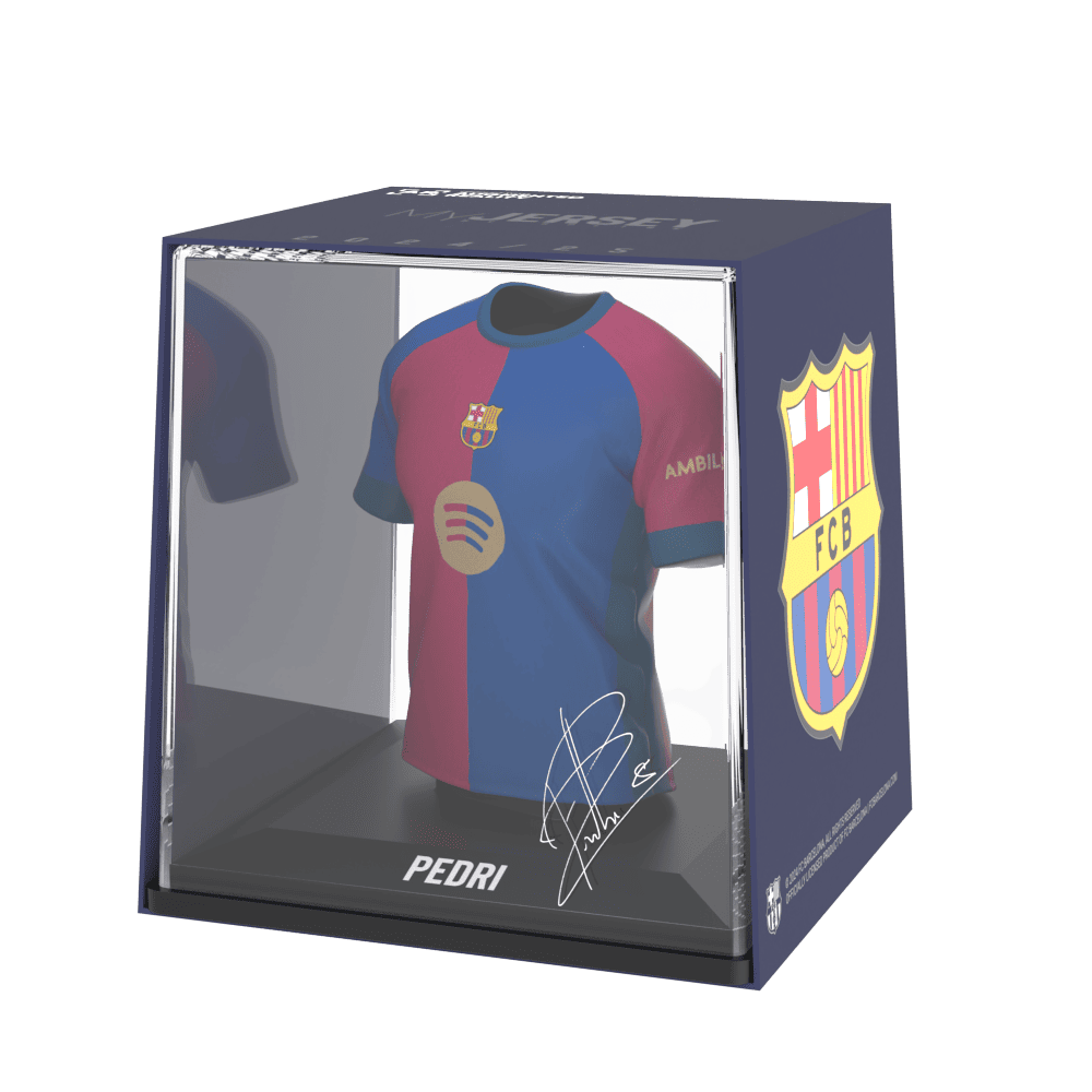 Mini Camiseta FC Barcelona 2024/25 Home Pedri #8 - Con firma– SMART