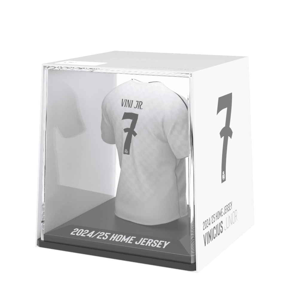 Mini Camiseta Coleccionable Vinicius Júnior – Real Madrid 2024/25– SMART